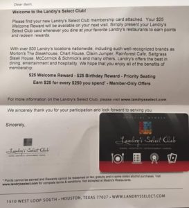 Life Hack: Landry’s Card to the (Dining) Rescue! - Me and the Mouse Travel